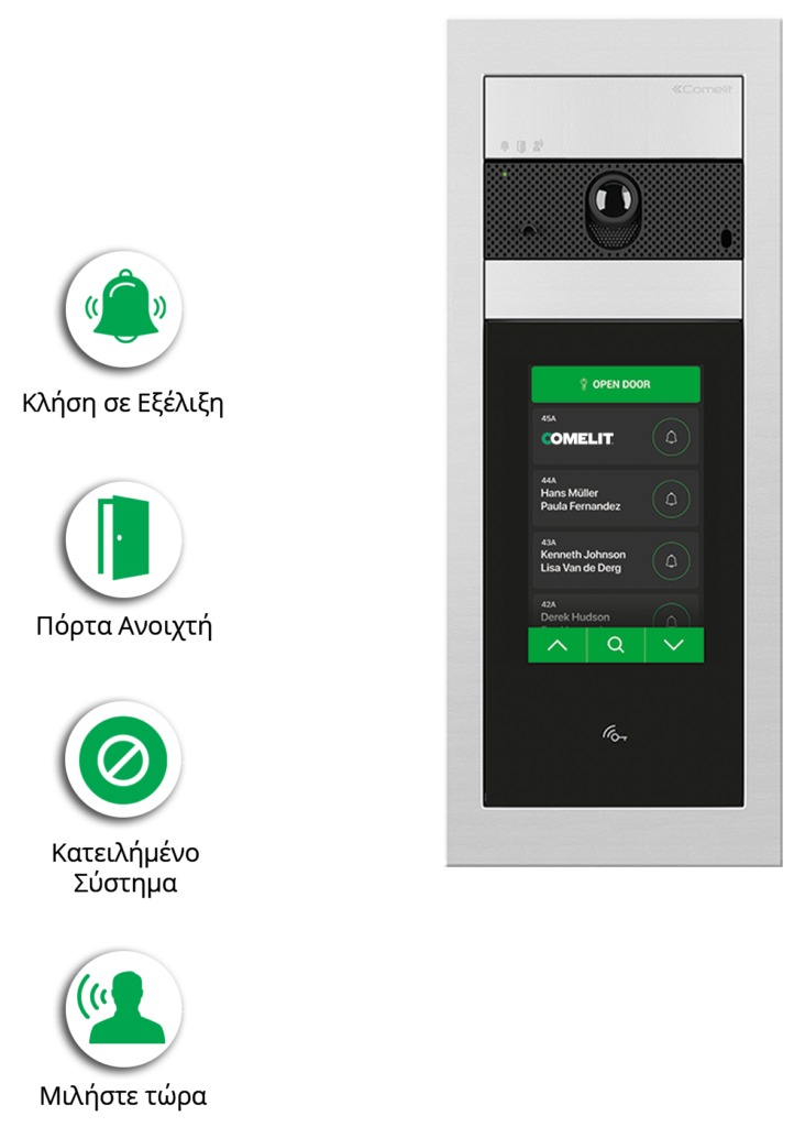 Μπουτονιέρα Comelit Ultra - Comelit Telergo Hellas